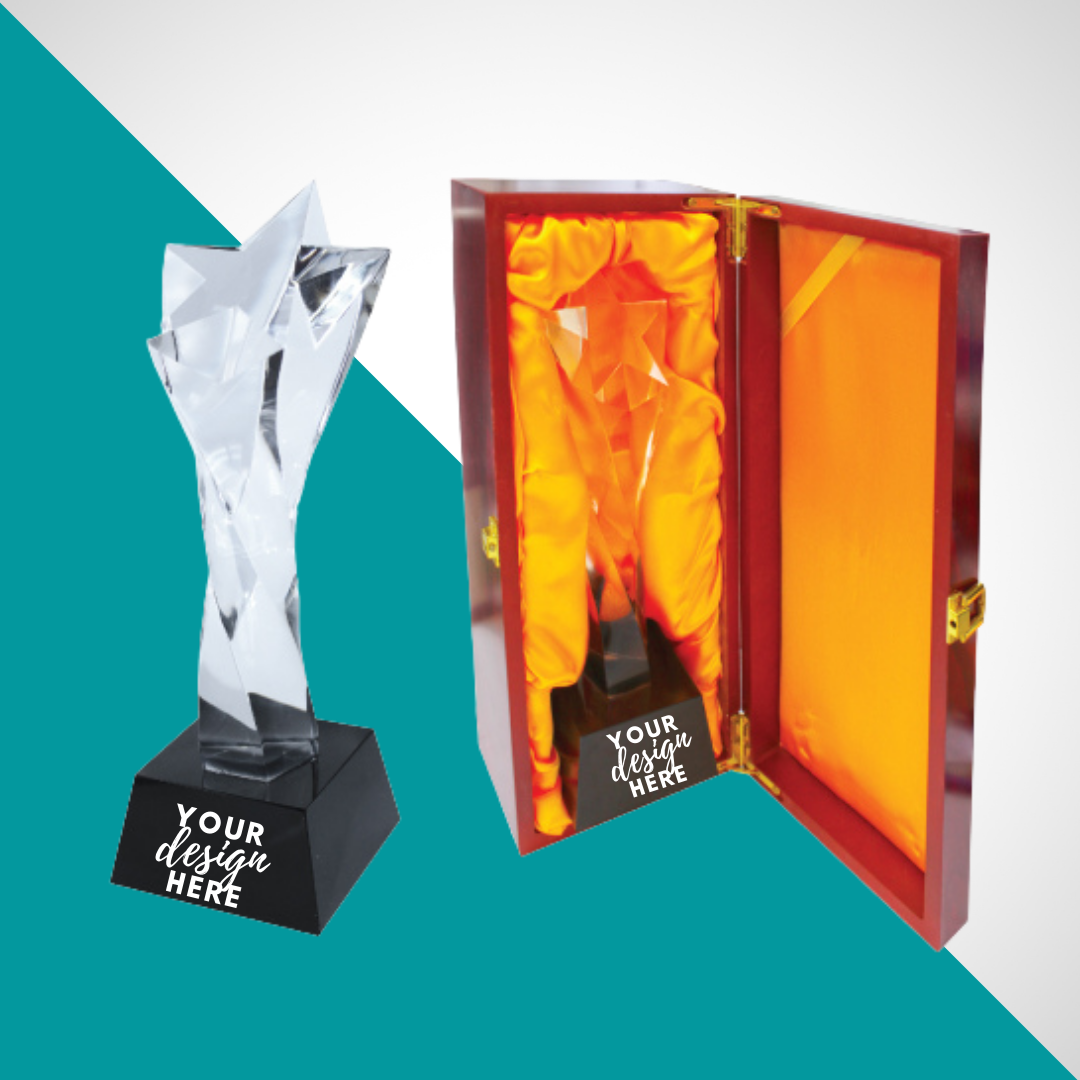 Star Award With Wooden Box Online in Dubai UAE | Fixperts Shop