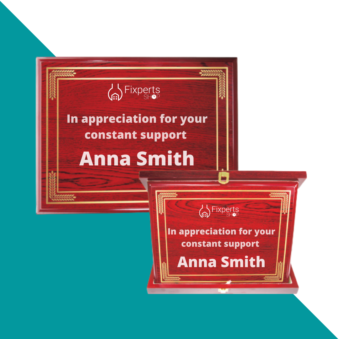 Wooden Plaque with Wooden Box Landscape Online in Dubai UAE