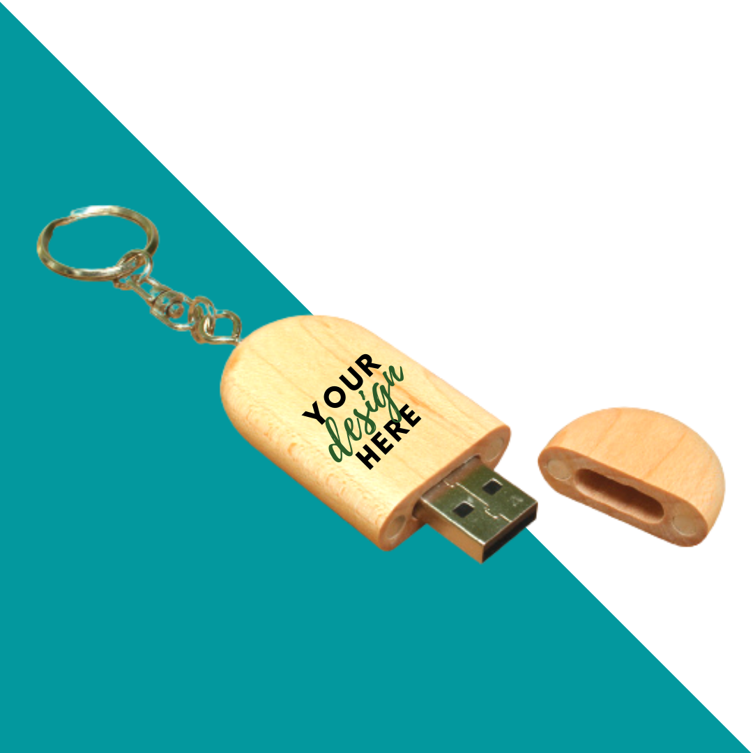 Wooden USB Flash Drive Online in Dubai UAE | Fixperts Shop